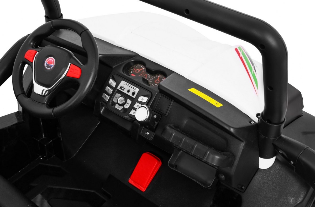 2 seater Grand Buggy WHITE 4x4 2x12V - Kids Toys Malta - Electric ride ...