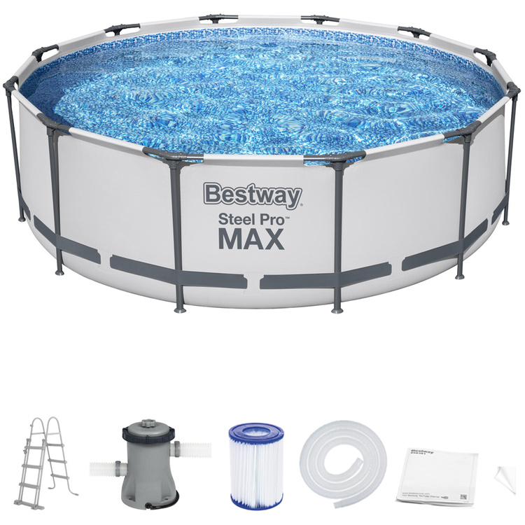 BESTWAY® STEEL PRO MAX™ ABOVE GROUND POOL SET 3.66 M X 1.00 M 56418 ...